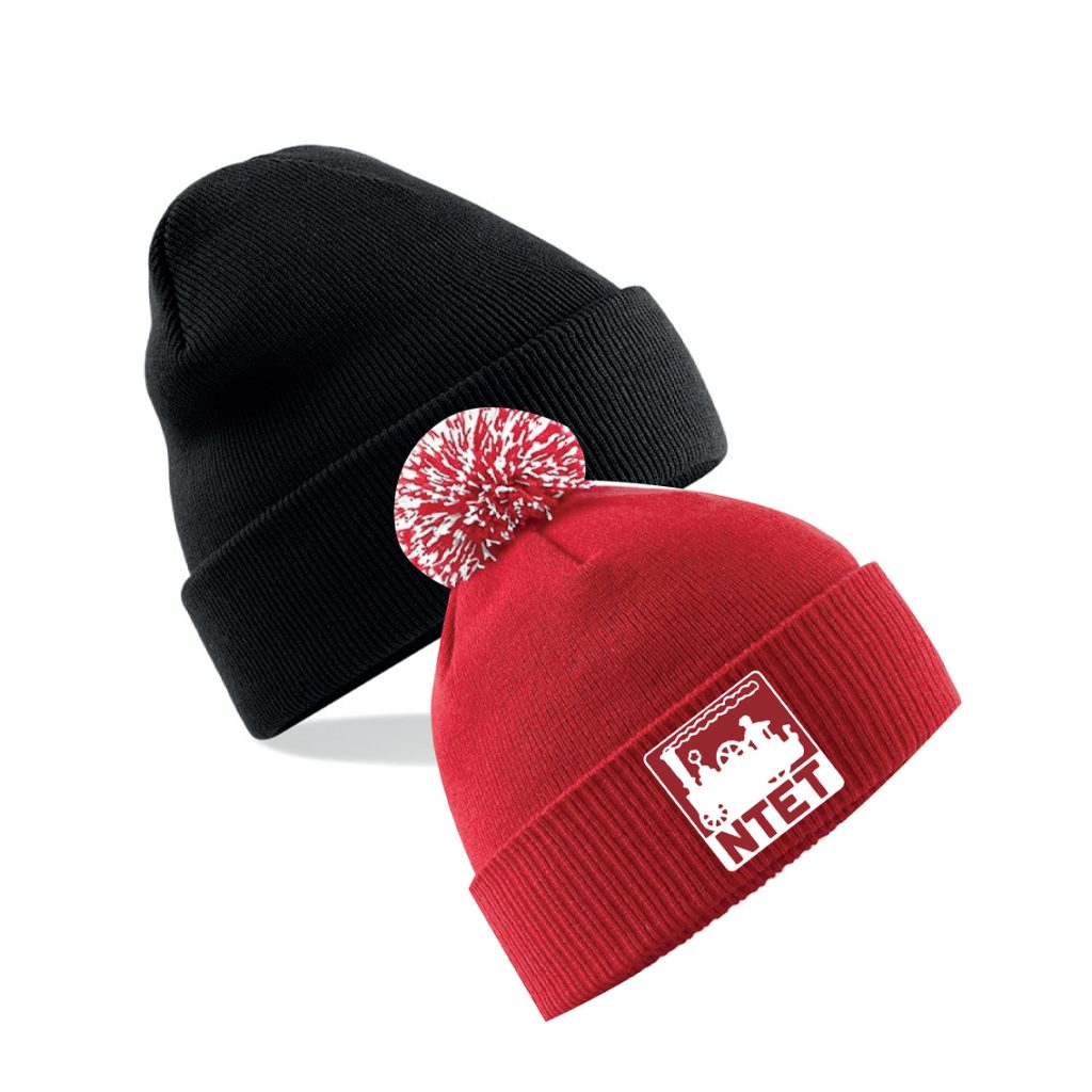 NTET Bobble and Beannie Hats | Mid Wales Sign and Print Shop